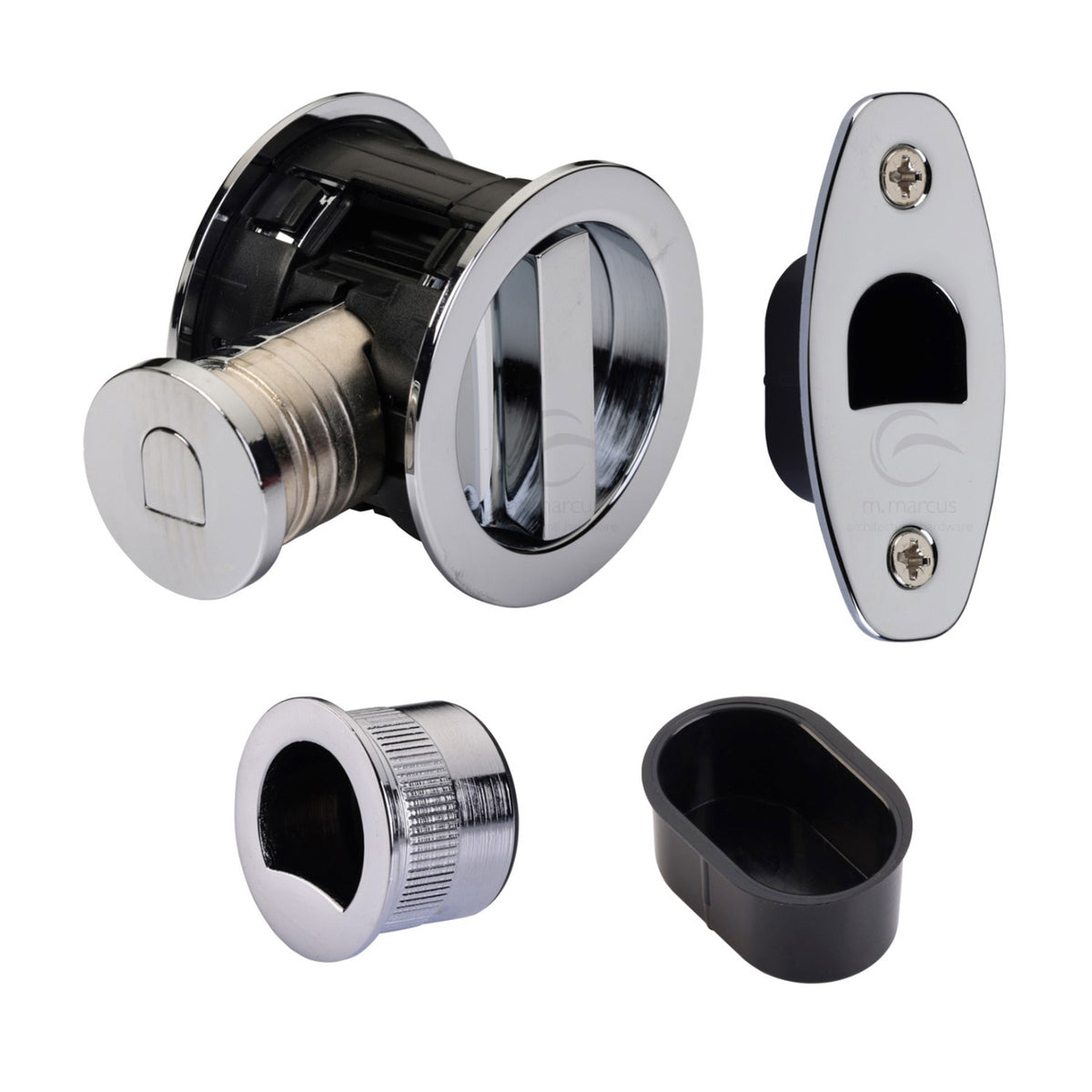 Tubular Sliding Lock with Round Privacy Turns– FulhamBrassOnline