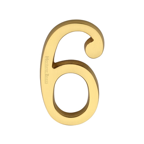 76mm Traditional Pin Fix Door Numeral– FulhamBrassOnline