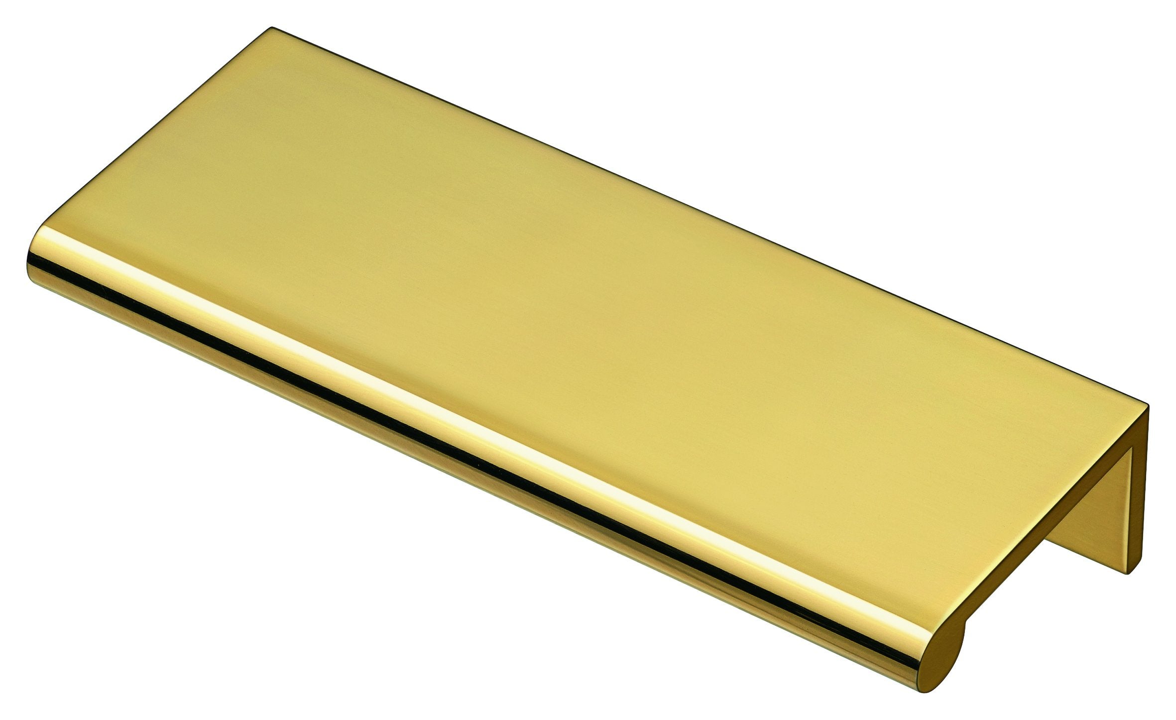 Small Brass Edge Pull with angle Return– FulhamBrassOnline