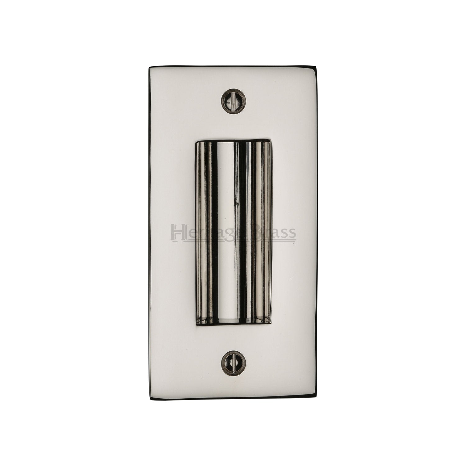 Rectangular Flush Pull Visible Fixings– FulhamBrassOnline