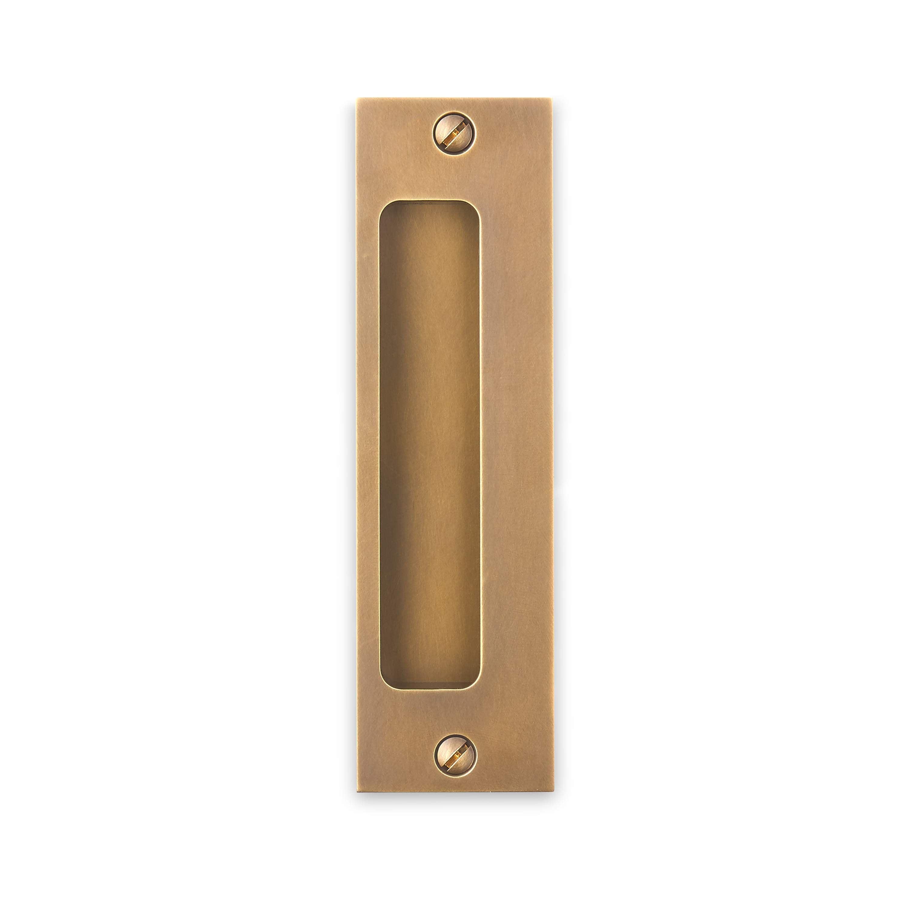 FP.01.01 Rectangular Flush Pull Handle Suitable for Drawers and Doors – FulhamBrassOnline