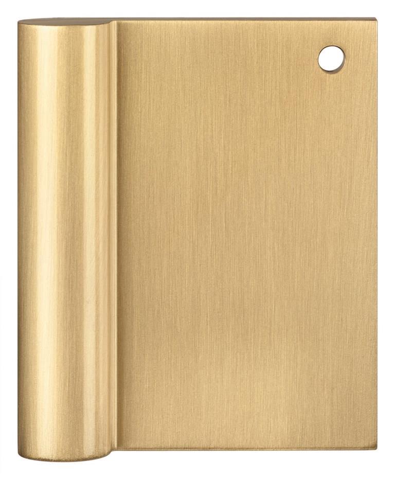 Small Brass Edge Pull with angle Return– FulhamBrassOnline