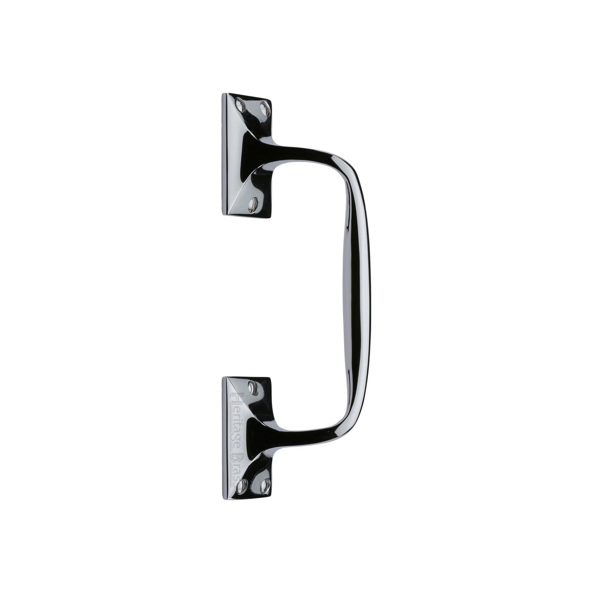 Cranked Door Pull Handle Face Fixed– FulhamBrassOnline