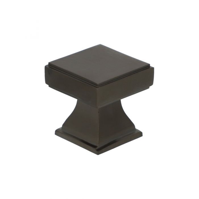 Alexander & Wilks Jesper Square Cabinet Cupboard Knob– FulhamBrassOnline