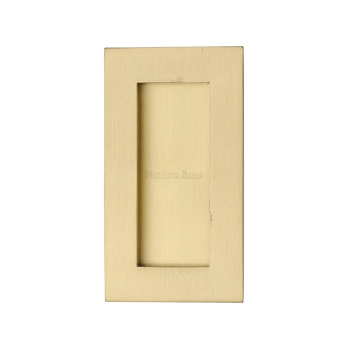 Plain Rectangular Flush Pull Concealed Fix– FulhamBrassOnline