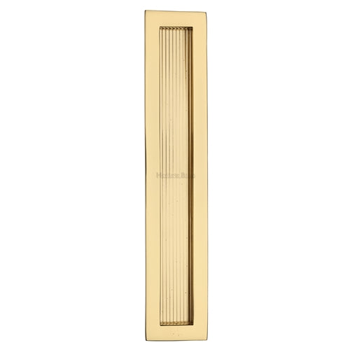 Reeded Rectangular Flush Pull Concealed Fix– FulhamBrassOnline
