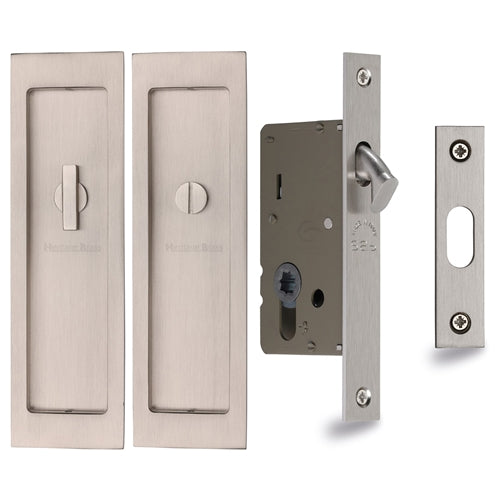 Sliding Lock with Rectangular Privacy Turn & Release– FulhamBrassOnline