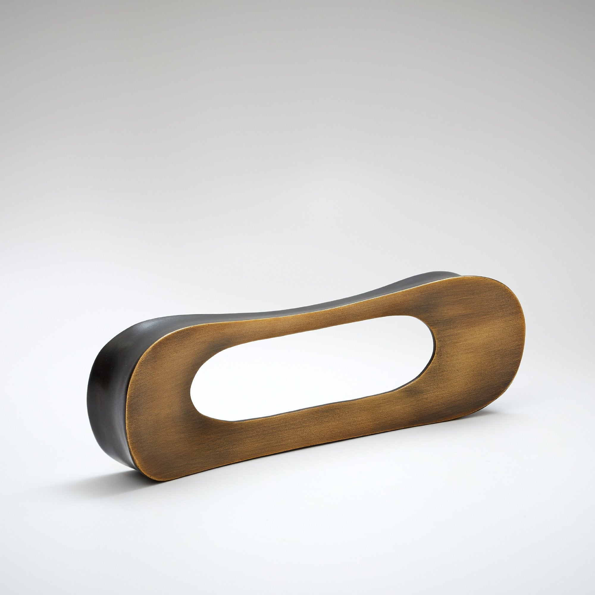 Organic Series Cabinet Handle Blackened Polished Brass– FulhamBrassOnline